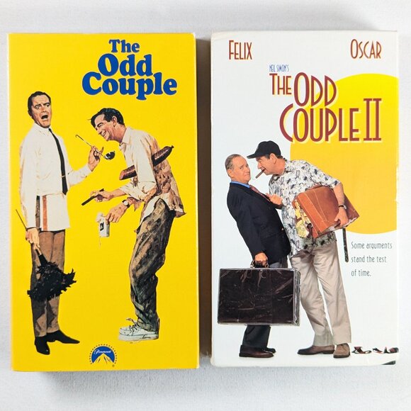 Media | 1968 The Odd Couple I And 1998 The Odd Couple Ii Vhs Tapes ...